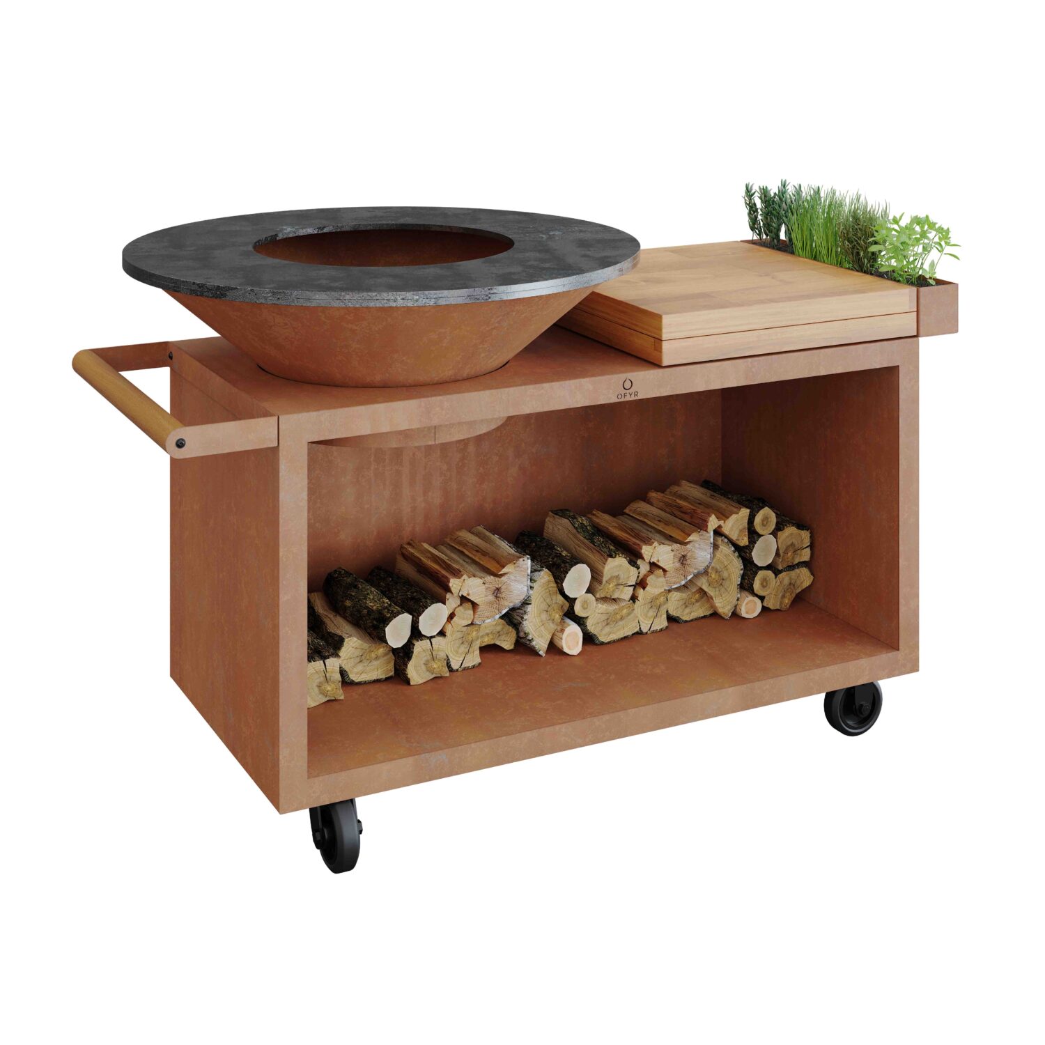 OFYR Island PRO 100 - Cortenstaal - Cookers & Grills