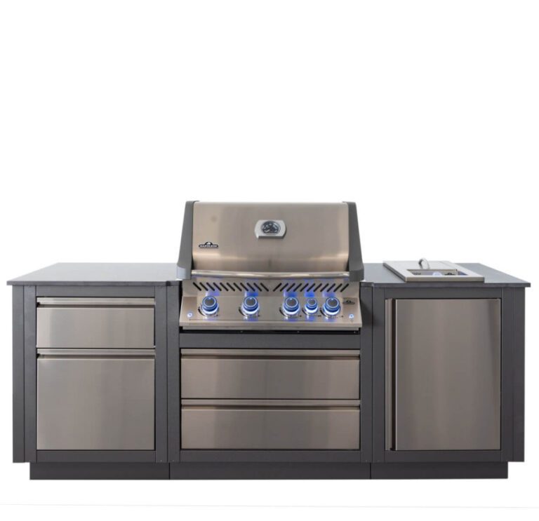 Napoleon Oasis™ Compact Buitenkeuken + Napoleon Prestige 500 RVS inbouw ...