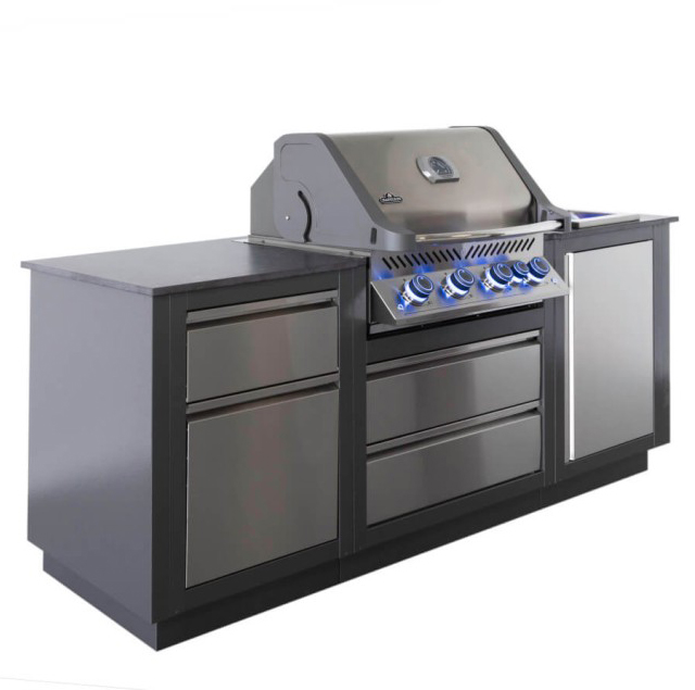 Napoleon Oasis™ Compact Buitenkeuken + Napoleon Prestige 500 RVS inbouw ...